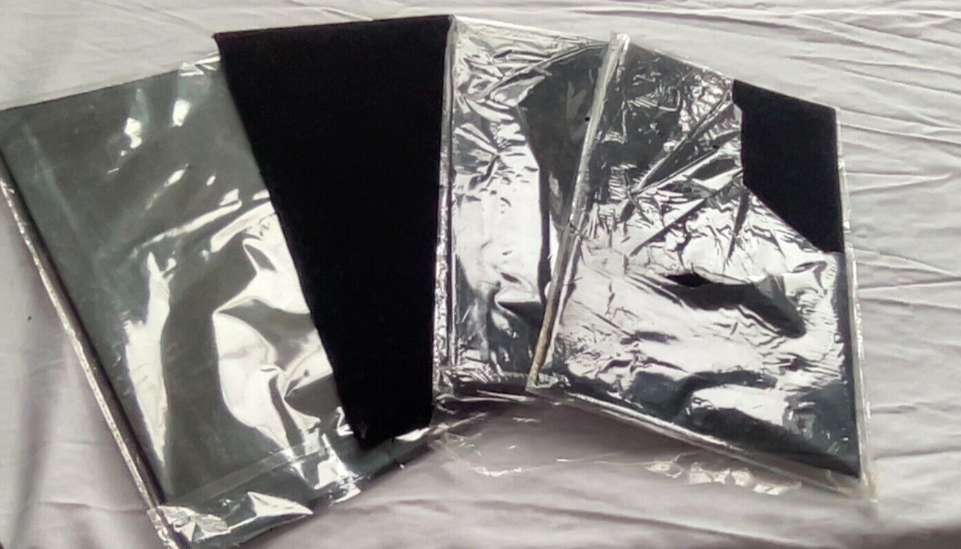 4 Standard Black Velvet Jewelry Display Pads. 14 1/8" Long. | eBay