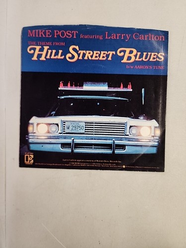 Mike Post - Theme From Hill Street - RECORD SLEEVE ONLY (45RPM 7 ...