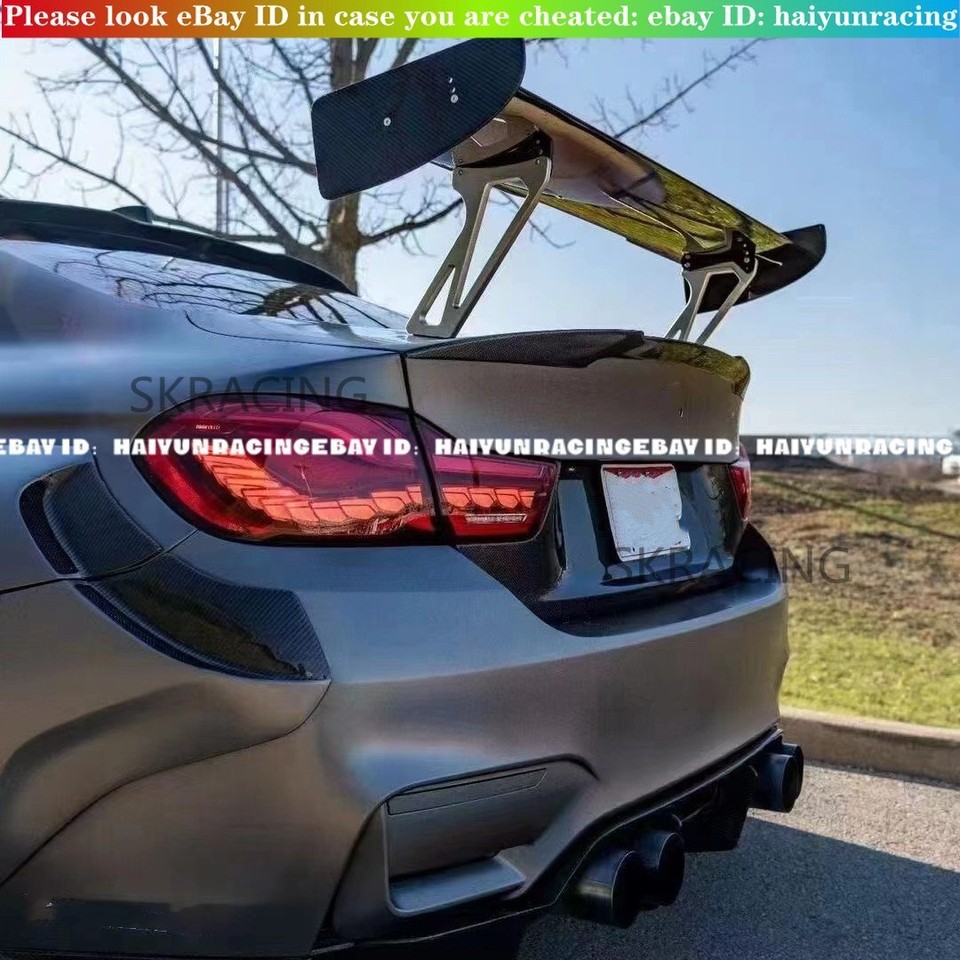 Real Carbon Fiber Rear Trunk GT Style Spoiler wing For BMW 14-17 F80 M3 ...