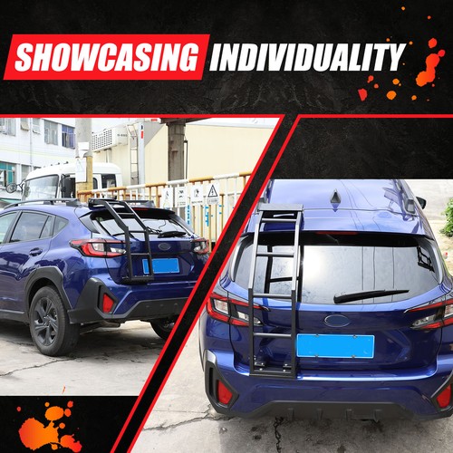 Rear Roof Rack Access Ladder Expedition Fit For Subaru Crosstrek 2023 ...