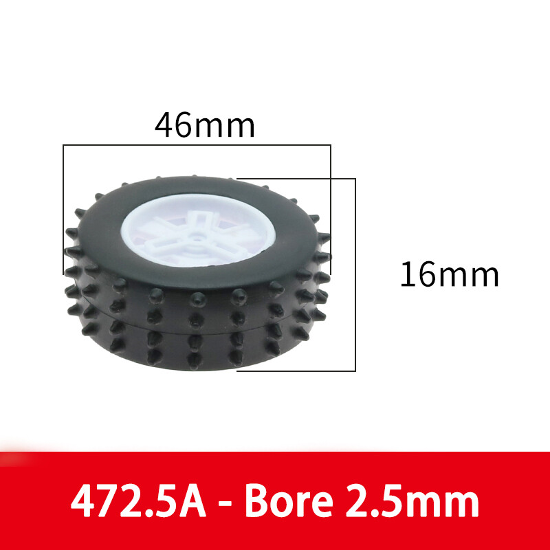 Rubber Tire Wheel Model Assembly Wheel Build Parts For Model Car Toys ...