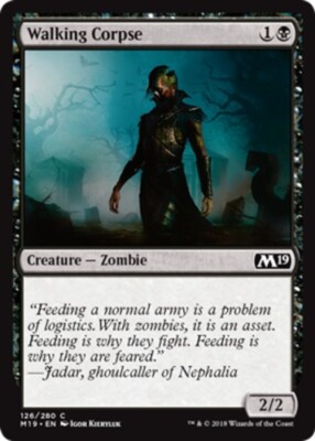 MTG-4x-Near Mint, English-Walking Corpse - Foil-Core Set 2019 | eBay