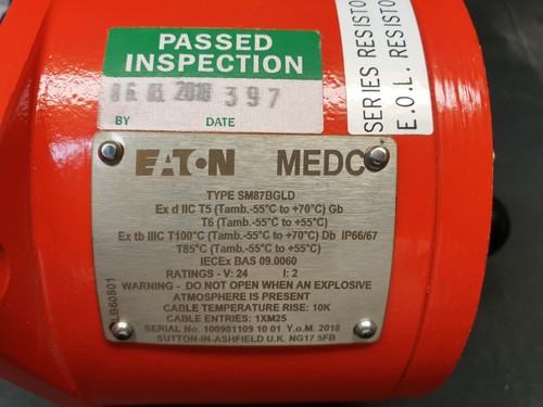 Eaton MEDC Type SM87 BG LD Explosion Proof Switch Call Point CO2 ...