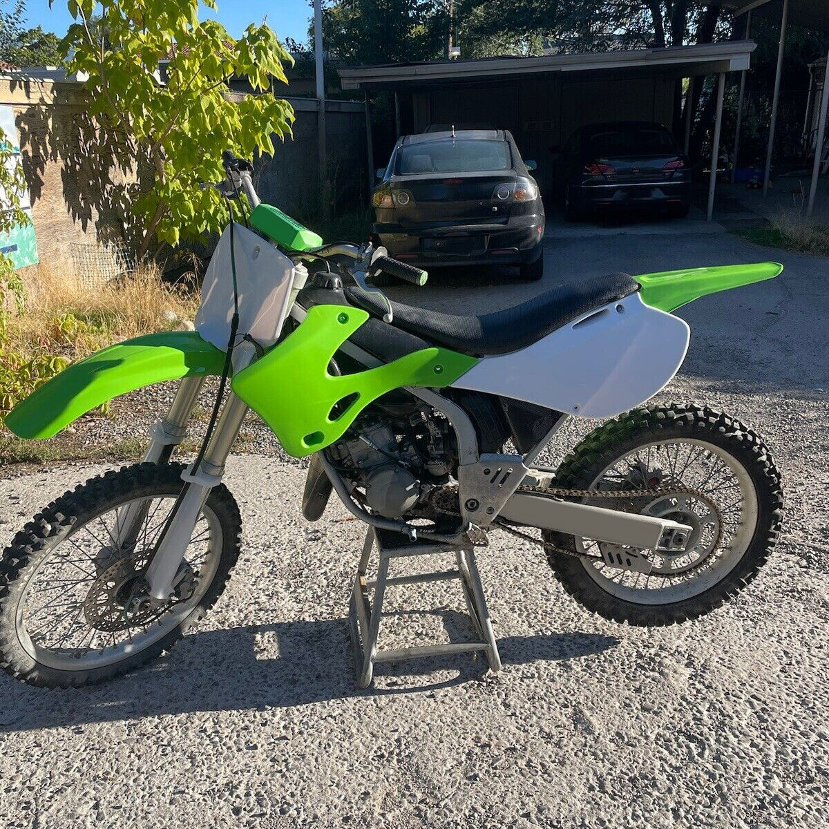 7PCS Plastic Kit Restyle Fairing BodyWork Set For KAWASAKI KX125 KX250 ...