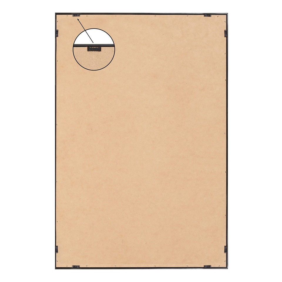 Sylvie Linear Moon Phases Framed Linen Textured Canvas Wall Art by Teju ...