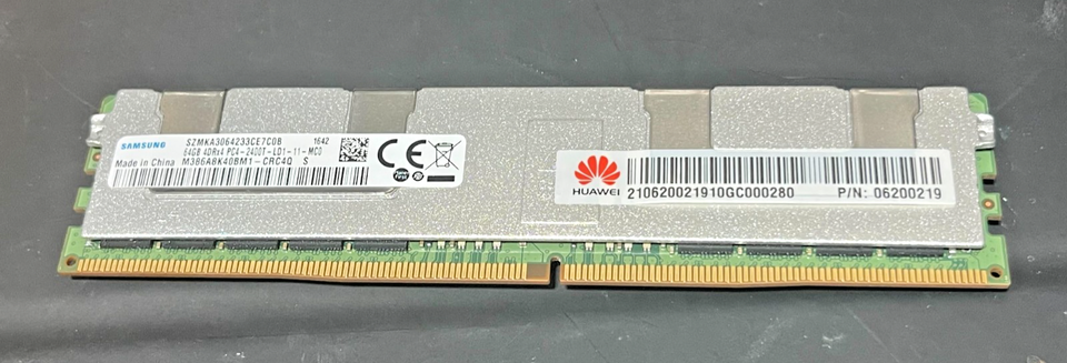 Samsung Server Memory DDR4 LRDIMM 64Gb PC4-2400T Huawei 06200219 🍁 | eBay