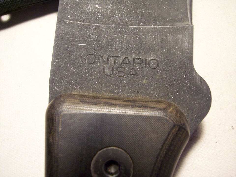 ontario knife co. OKC RTAK bowie survival machete Newt Livesay design ...
