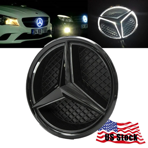Illuminated Logo Star Badge For Mercedes/Benz C300 Front Grille LED ...