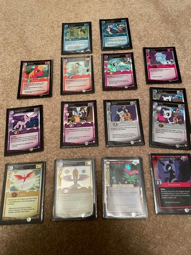 My Little Pony MLP CCG Premiere ULTRA RARE Complete Set Foil - 16 in ...