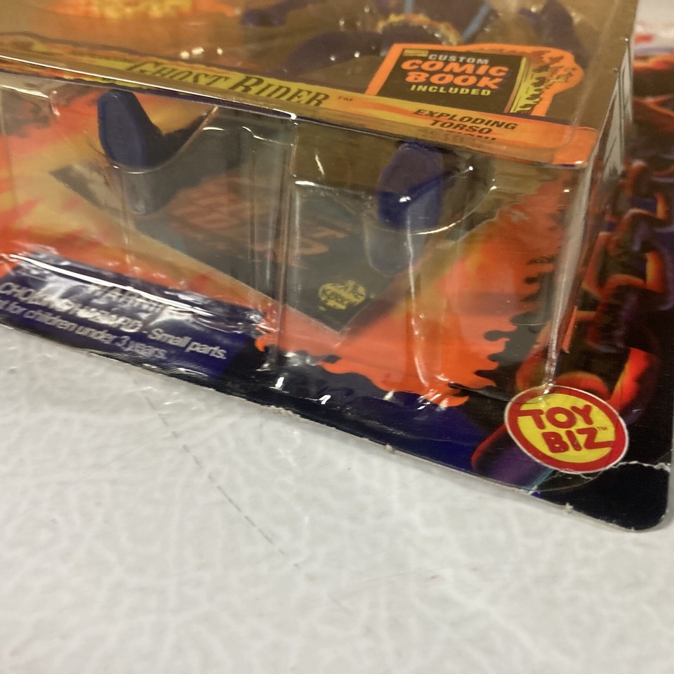 GHOST RIDER Exploding Torso Action Figure Marvel Comics Toy Biz 1996 ...