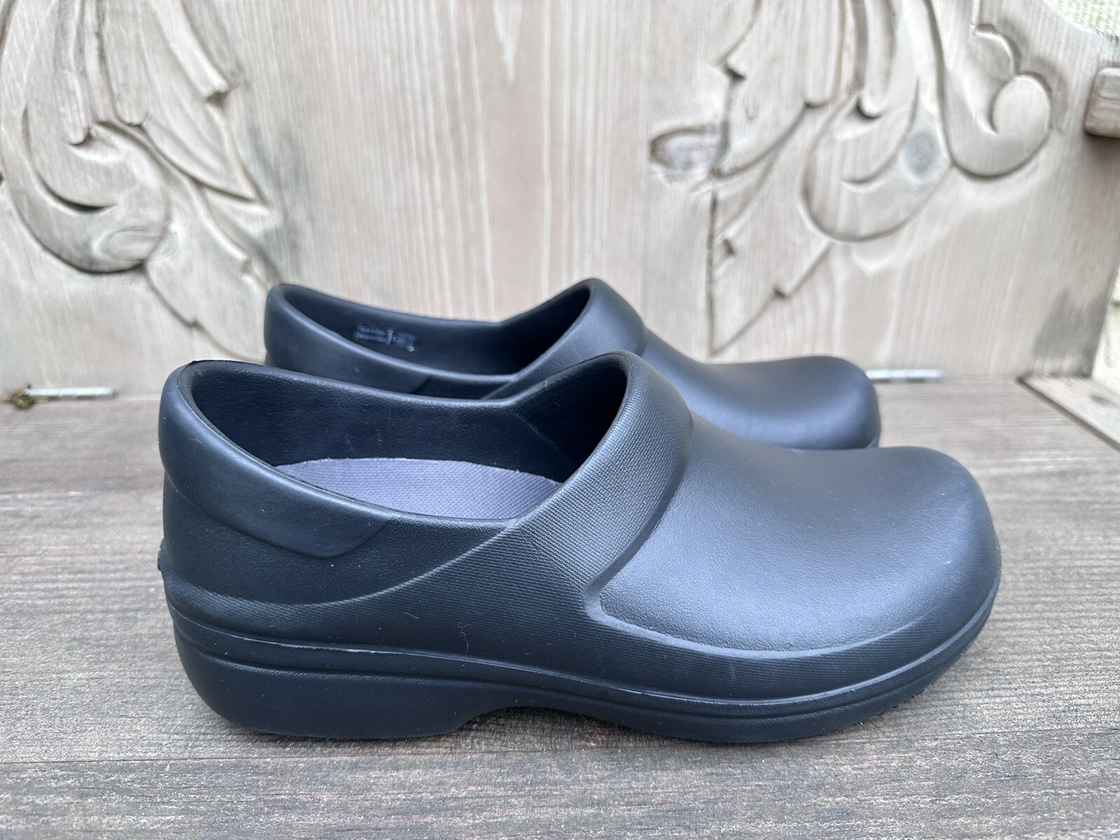 Crocs Womens Clogs Black Dual Lock Comfort Slip Resis… - Gem