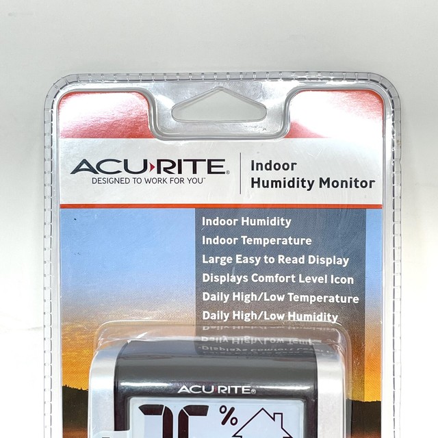AcuRite (00613) Indoor Wireless Humidity Monitor - Black for sale ...