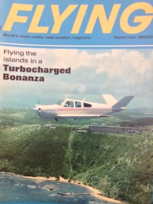 Flying Magazine Turbocharged Bonanza September 1966 030118nonrh | eBay