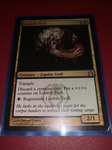 Mtg Singles - Lotleth Troll - Return to Ravnica - Rare - MP | eBay