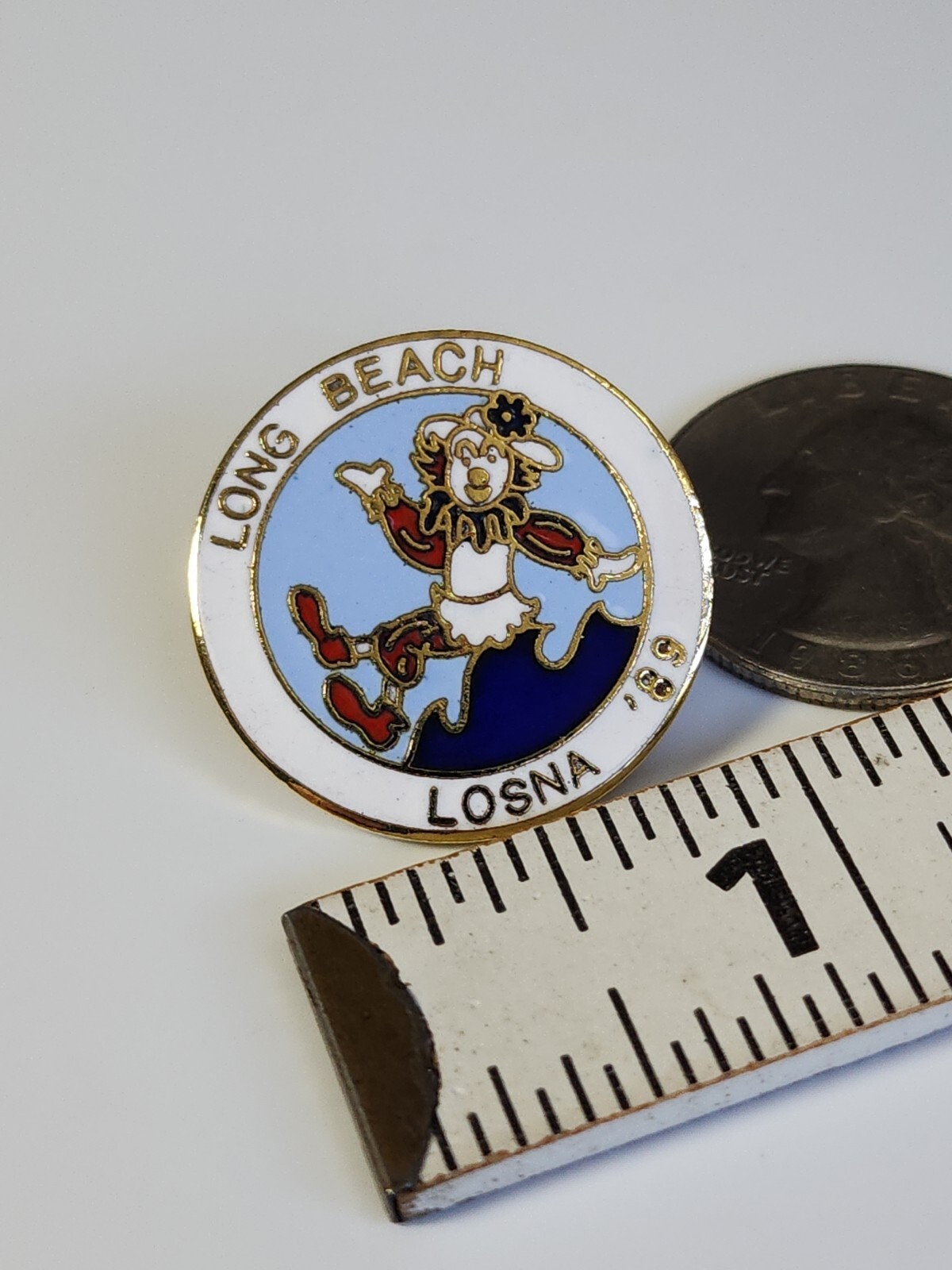 Long Beach LOSNA '89 Lapel Pin Ladies' Oriental Shrine of North America ...