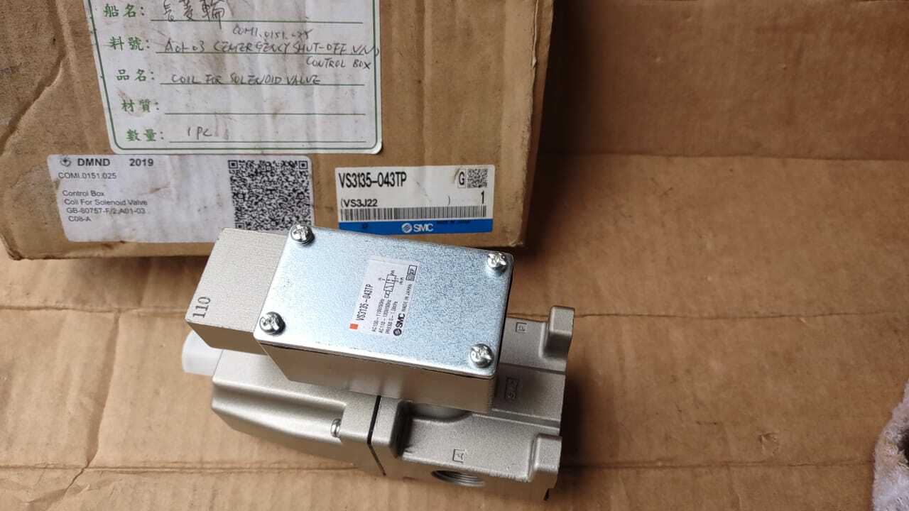 SMC VS3135-043TP Solenoid Valve AC100-115V/50Hz AC110-130V/60Hz Press 0 ...