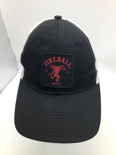 Fireball Whisky (Red Hot) Black/White Mesh Snapback Baseball Cap H6 | eBay