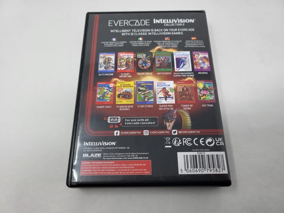 Evercade- Intellivision Collection 2 Complete with Manual & Cards | eBay