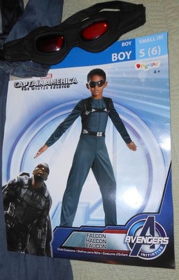 Boys Avengers Falcon Captain America Winter Soldier Disguise Costume Sm ...