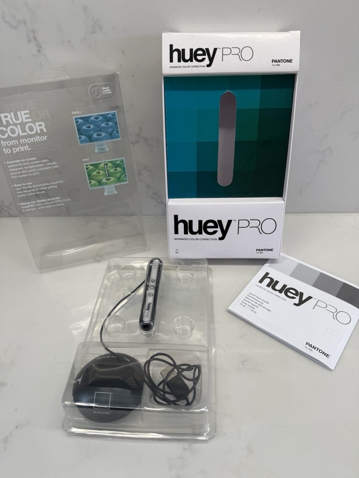 PANTONE HUEY PRO ADVANCED COLOR CORRECTION MONITOR CALIBRATION X-RITE ...