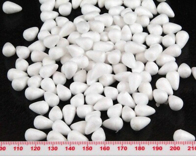 20 Solid Styrofoam Polystyrene Mini Rose Flower Bud Cone 14x10 mm (5/8 ...