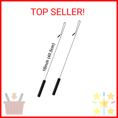 2 Pack 16 inch Puppet Handles Arm Control Rod Metal Puppet Stick ...