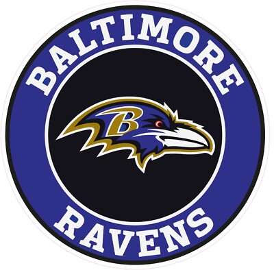 Baltimore Ravens Football Vinyl Decal Sticker Car Truck Bumper Tumbler ...