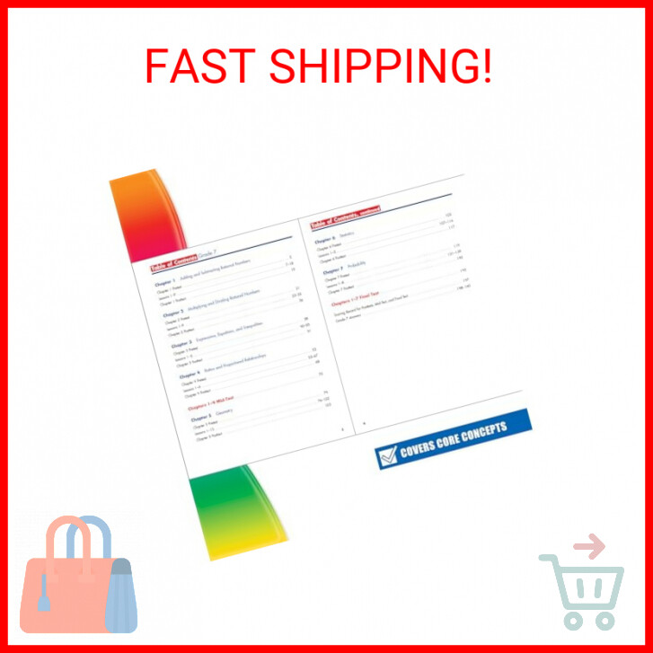 Spectrum 7th Grade Math Workbooks, Ages 12 to 13, 7th Grade Math ...