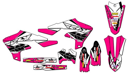 2020-2022 YZ 250 FX 13 FLY Pink Senge Graphics Kit Compatible with ...