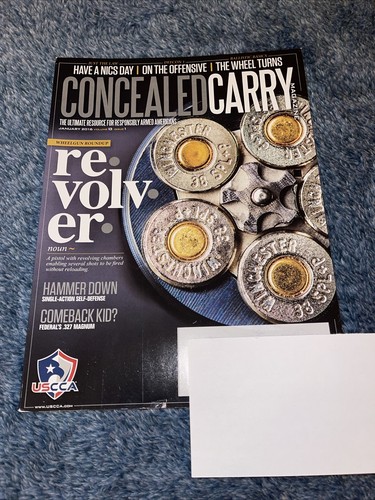 Concealed Carry Magazine January 2016 Volume 13 Issue 1 | eBay