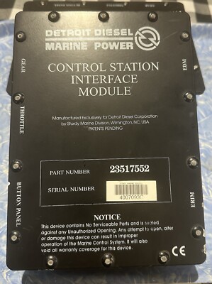 Detroit Diesel 23517552, Control Station Interface Module, DDEC III ...