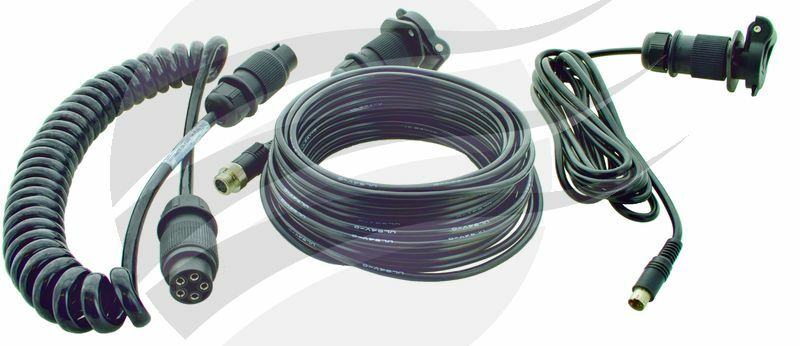 TRAILER SUZI COIL CABLE SET 15m + 3m COILED CABLE 2.3m 5 PIN T/S | eBay