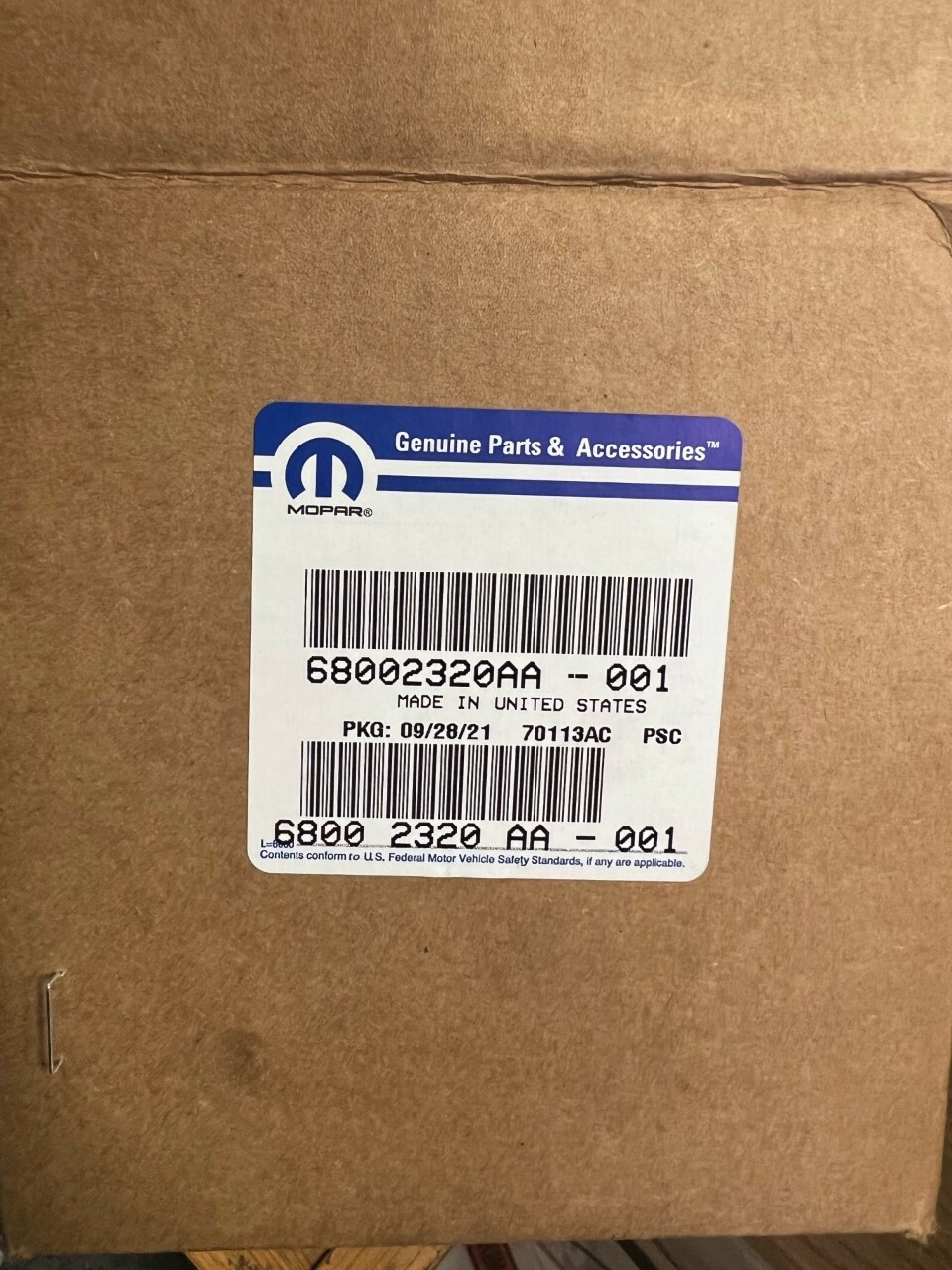 Windshield Wiper Motor-Limited Front Mopar 68002320AA Genuine OEM | eBay