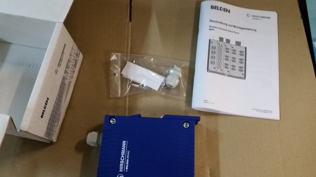 Belden Modular Industrial Patch Panel Mipp-ad-1s9n for sale online | eBay