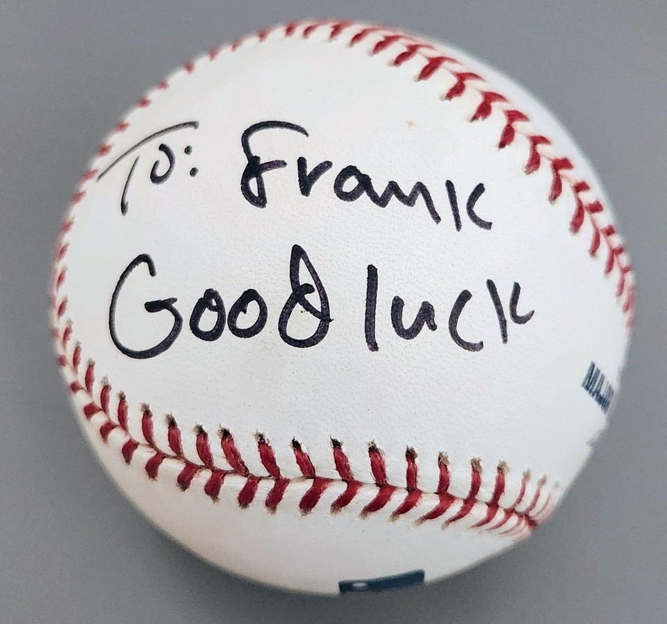 VIDA BLUE AUTOGRAPH SIGNED INSCRIBED BASEBALL 1971 MVP OAKLAND A'S | eBay