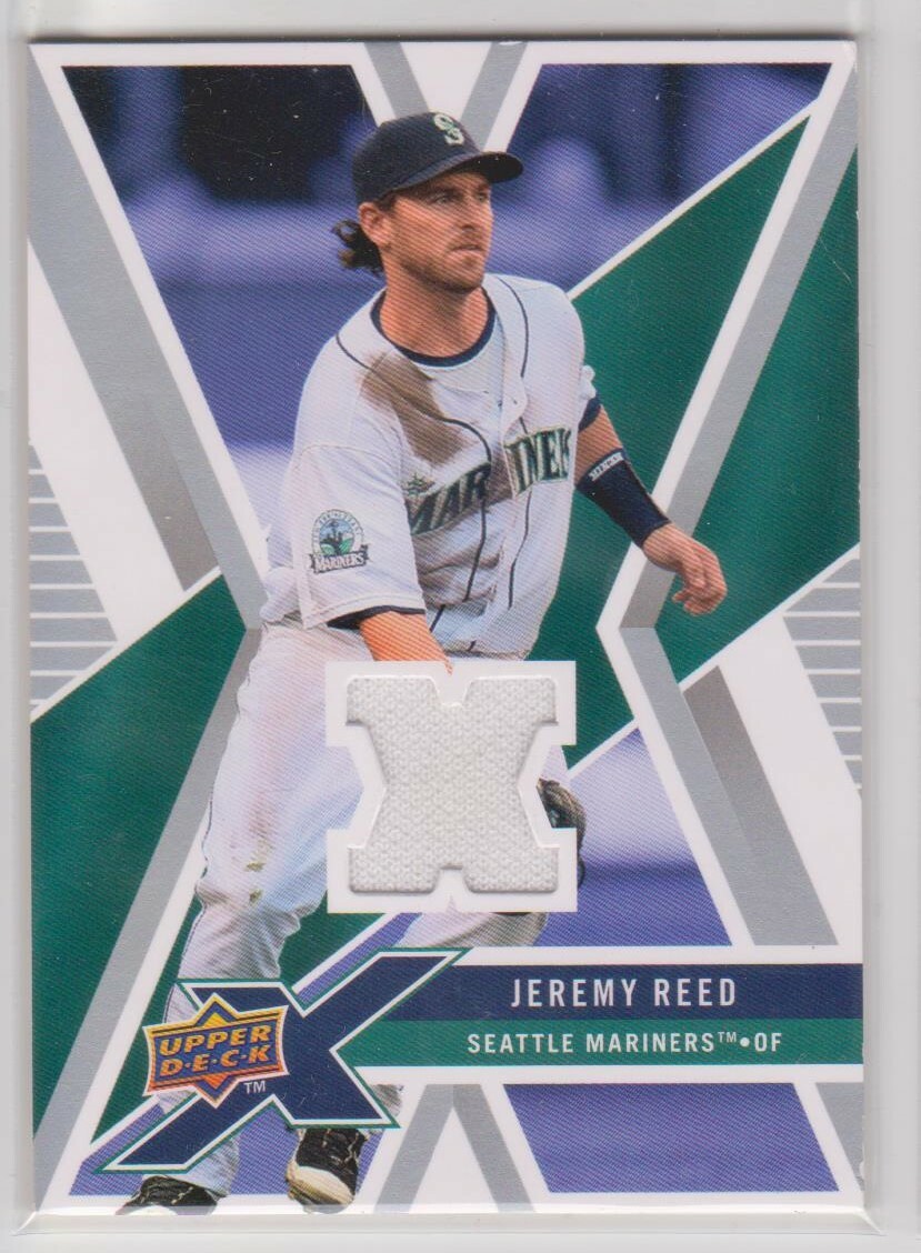 JEREMY REED 2008 UPPER DECK X GAME-USED JERSEY MARINERS | eBay