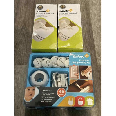 Lot of Safety 1st Child Safety Drawer Safety Latches, Toilet Lock ...