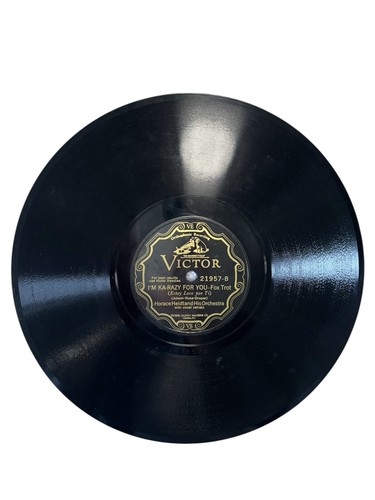 Lot Of 4 Black Label Victor 78 RPM 10" 1900’s Various VTG Vinyl Rec ...