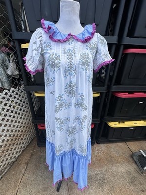 Vintage Mamo Howell Muumuu Hawaiian Print Dress Women's 8 | eBay
