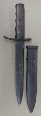 Genuine WW2 Italian MVSN Fascist M1939 Dagger/Fighting Knife w ...