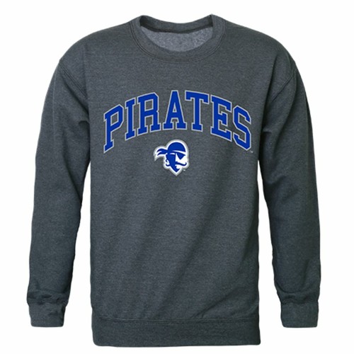 SHU Seton Hall University Campus Sweatshirt Sweater Heather Charcoal | eBay