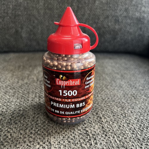 Crosman Copperhead Premium 1500 Count BBs w/ Easy Pour Spout Model 0737 ...