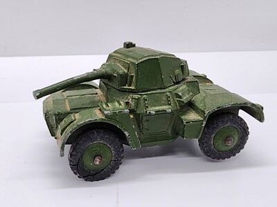 VINTAGE DINKY TOYS MECCANO #670-G DAIMLER ARMOURED CAR TANK. England | eBay