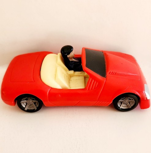 1997 DC Comics Lois Lane Red Plastic Car Burger King Kids Club Vintage ...