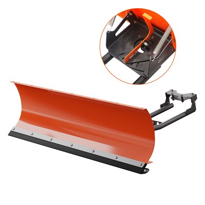 54" Snow Plow Blade Adjustable 0/15/30 Degrees- Heavy-Duty Plow for ...