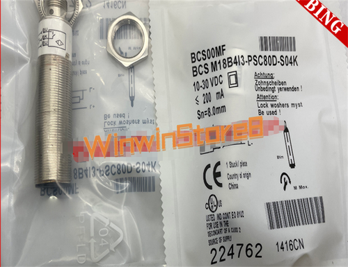 QTY:1 New For BALLUFF BCS0037 BCS M18B4I3-PSC80D-S04K Proximity Sensor ...