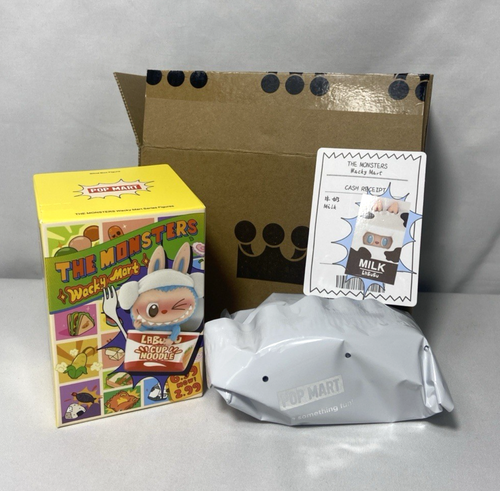 Pop Mart The Monsters Labubu Wacky Mart Series Figure Milk - Sealed in ...