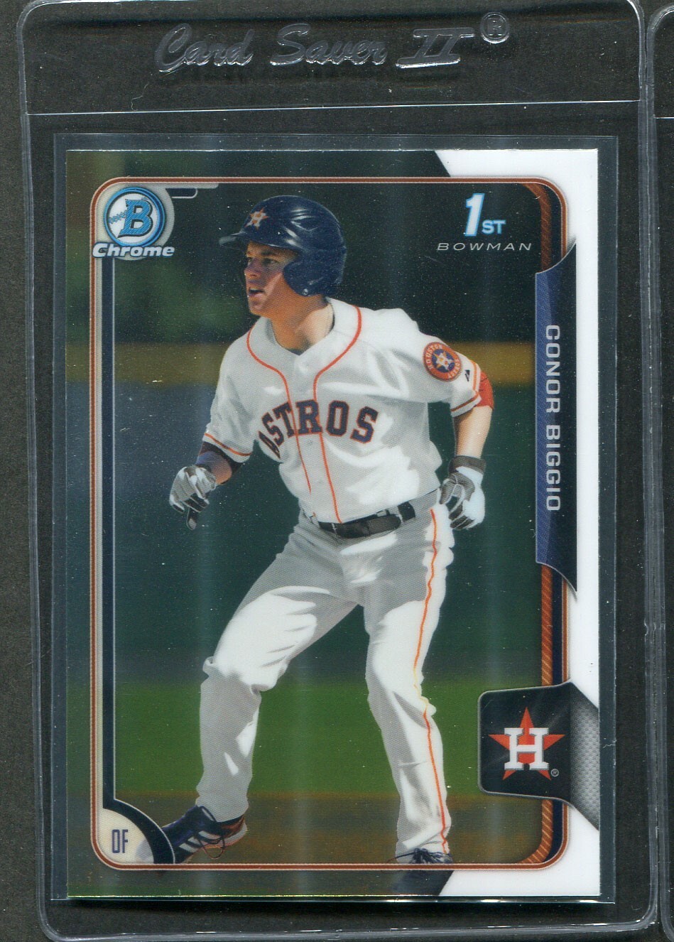 2015 Bowman Draft Chrome Prospect Conor Biggio #169 Astros | eBay