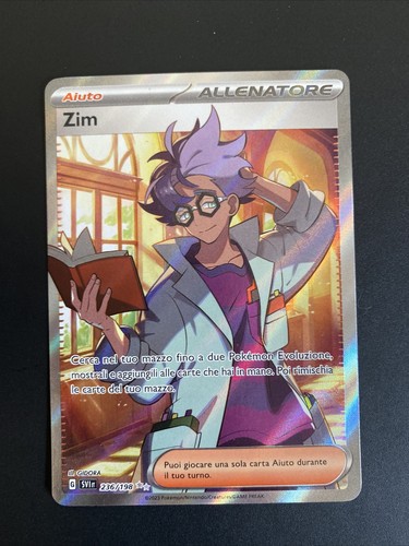 Pokemon Ita Near Mint Ultra- Rare Zim 236/198 Écarlate Et Violet Svi It ...