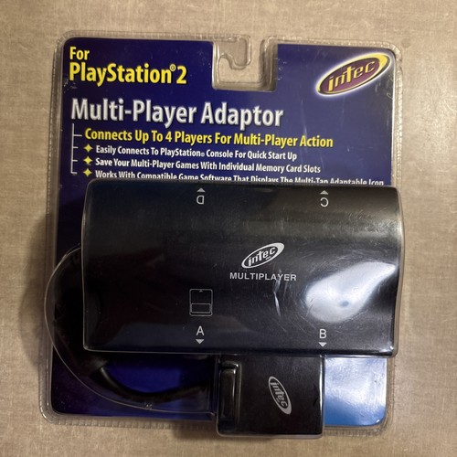 Intec Sony PS2 Playstation 2 Multiplayer Multi Tap Adapter - Connects 4 ...